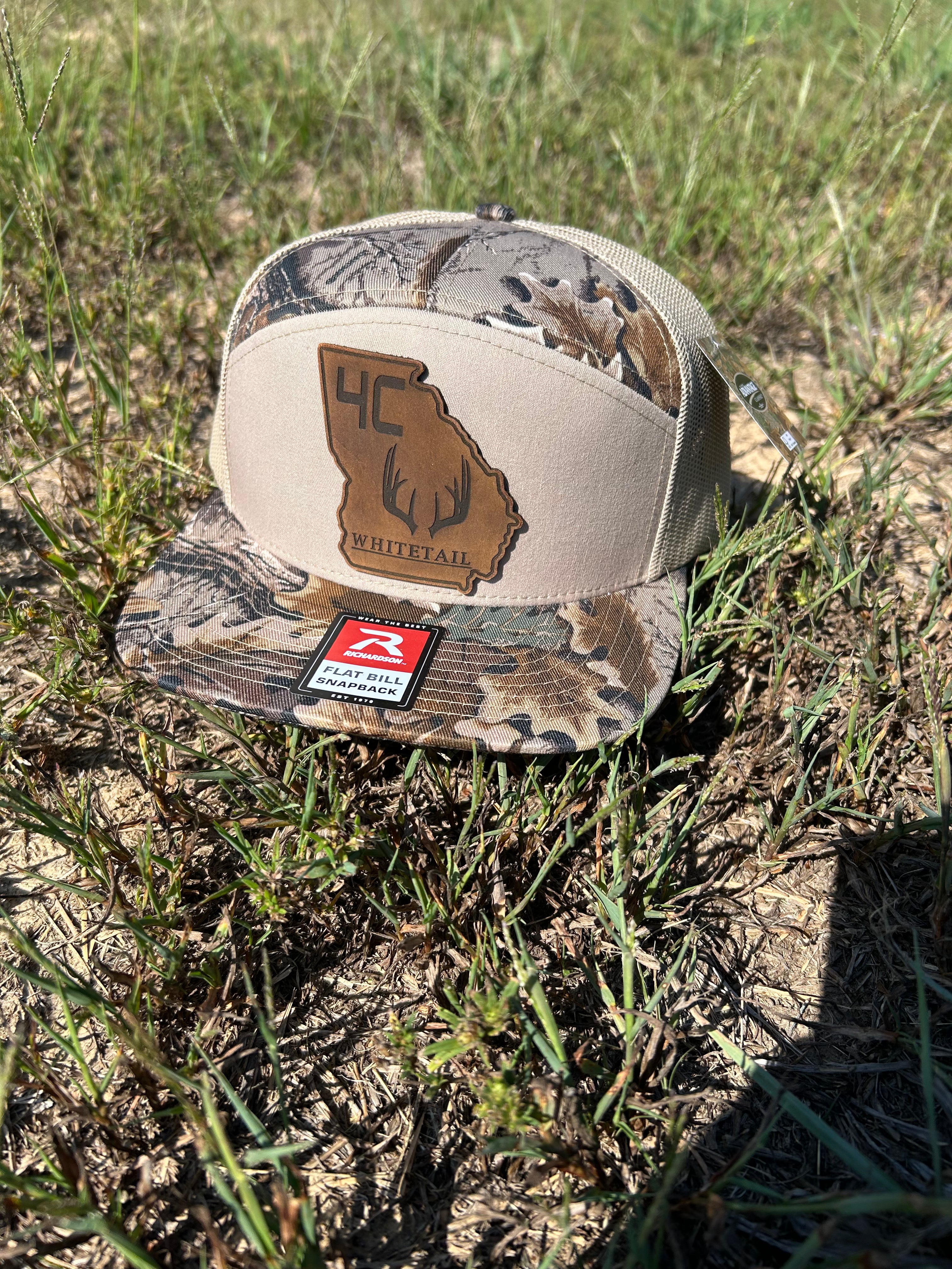 4C Whitetail Georgia Leather Patch Realtree Hat – Trend Tees